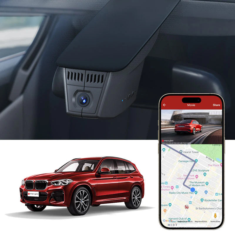 Mercylion A21 Hidden Dashcam for BMW X1 X3 X5 X6 E92 M3