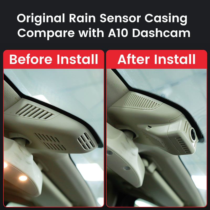 Mercylion A10 Dash Cam 4K WiFi Hidden Dash Cam For Mercedes-Benz GLC26