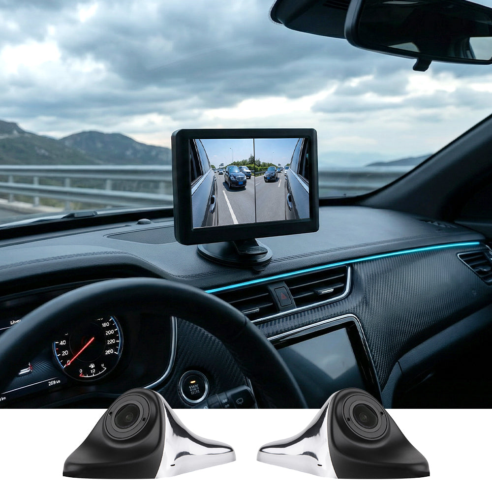 Mercylion Side View Camera Surveillance System, IP68 Waterproof Blind